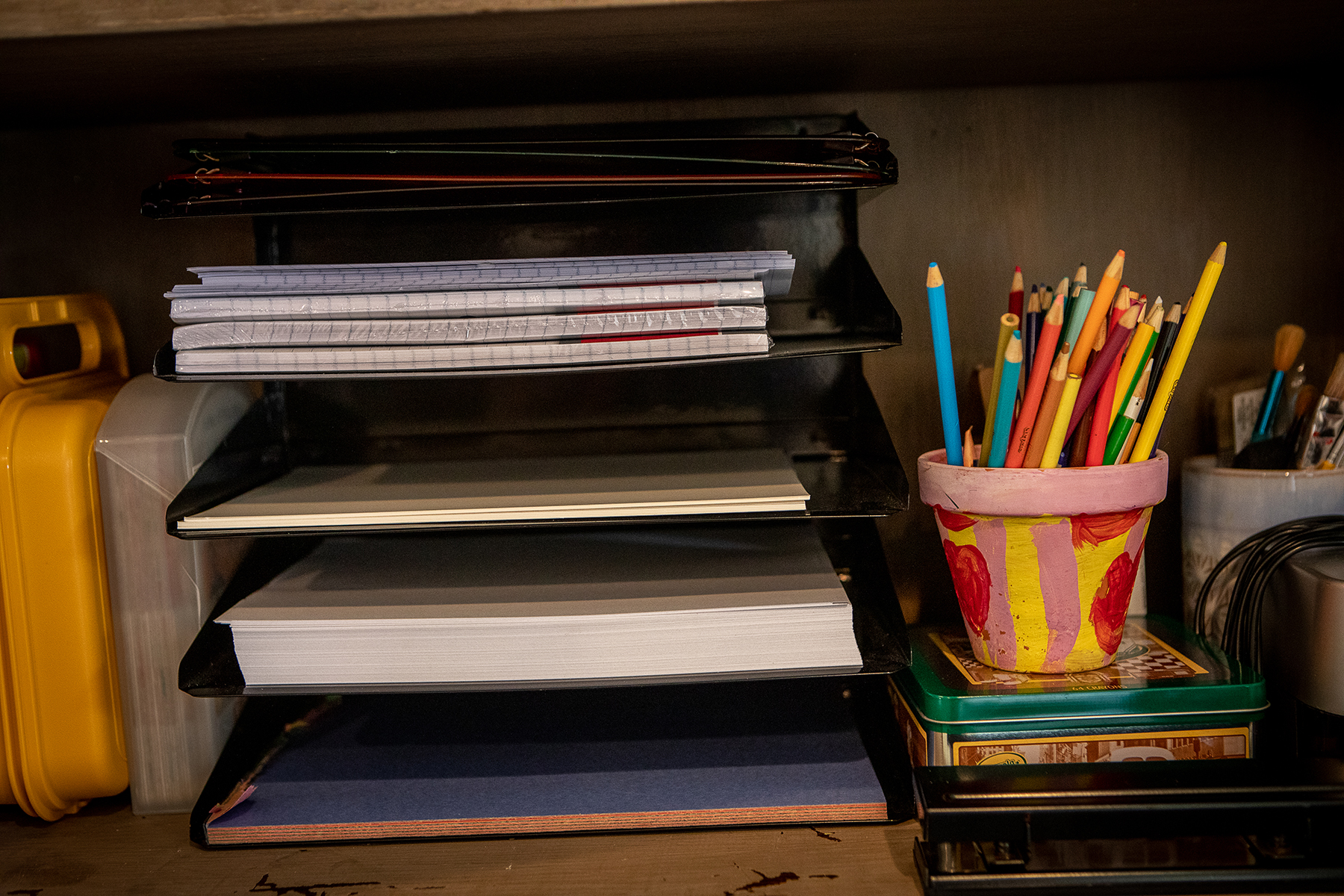 Organizing School materials without a homeschool room ⋆ The Julian Journal